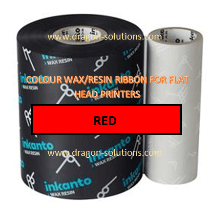 T64204IO Inkanto APR558 60mm x 300M Red Wax/Resin (CSO) - Dragon Solutions